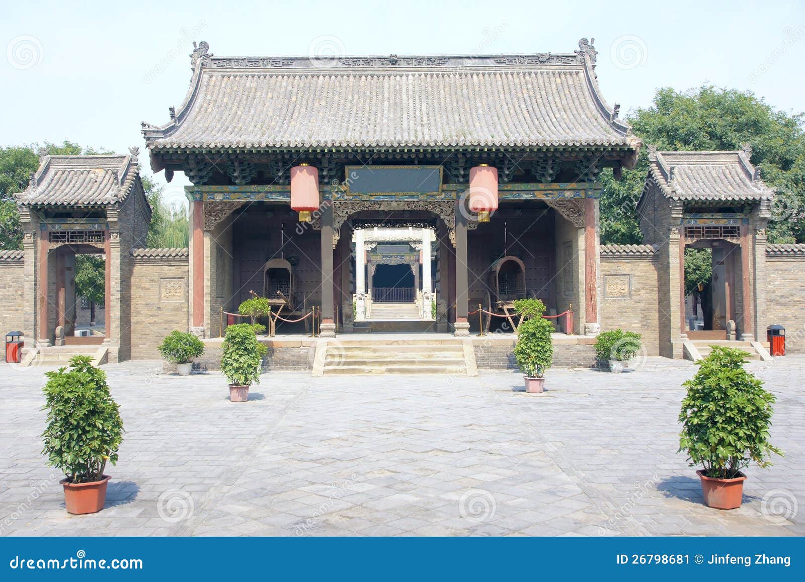 Government Office of Feudal China Stock Image - Image of government ...