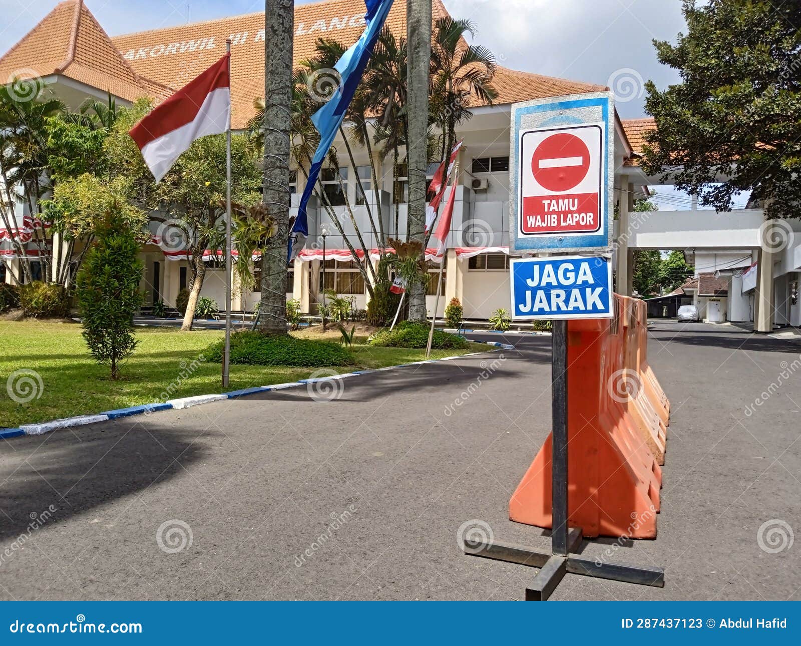 Government Office on Independence Day Stock Image - Image of ...