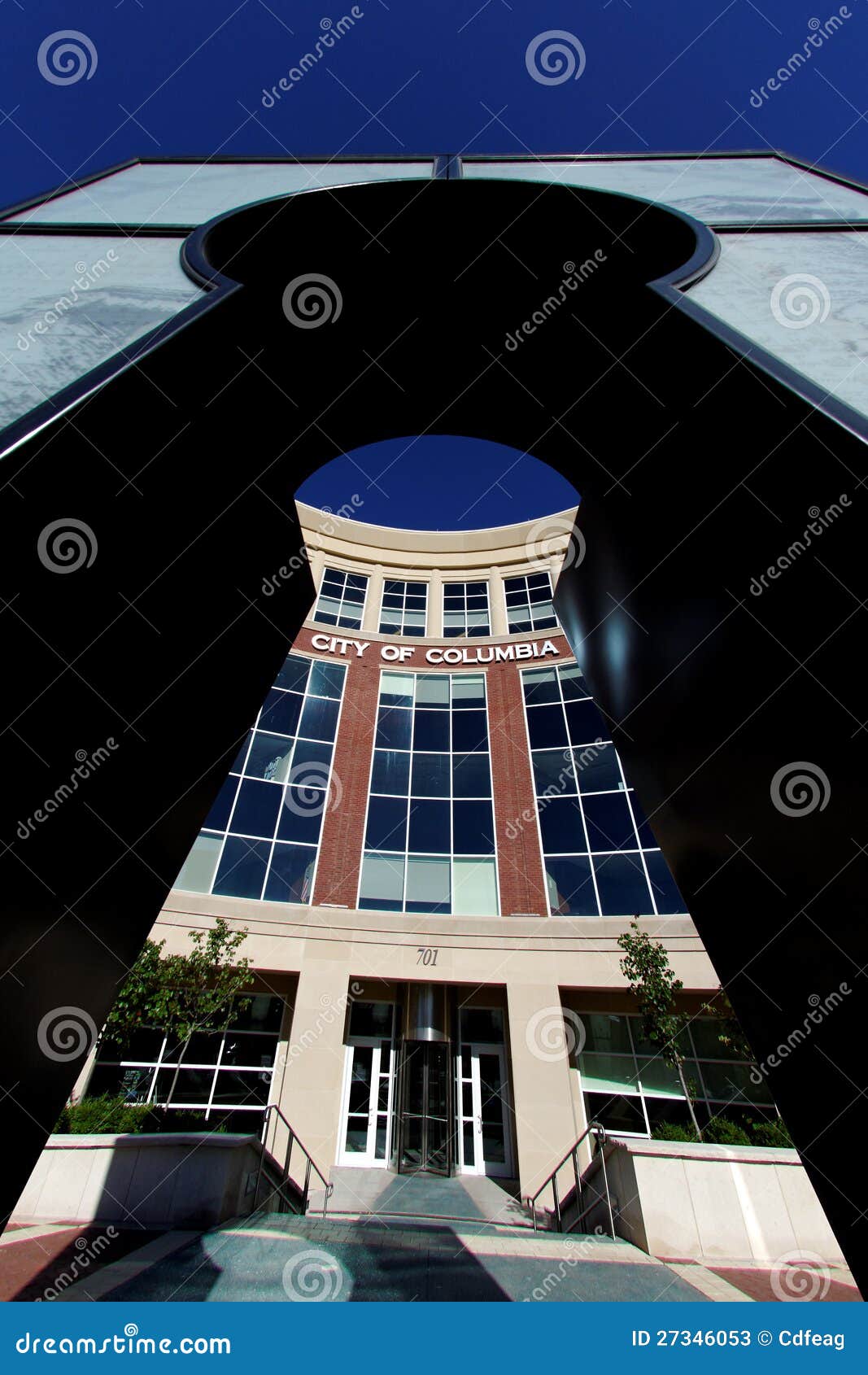 Government Offices Columbia Stock Image - Image of midwest, glass: 27346053