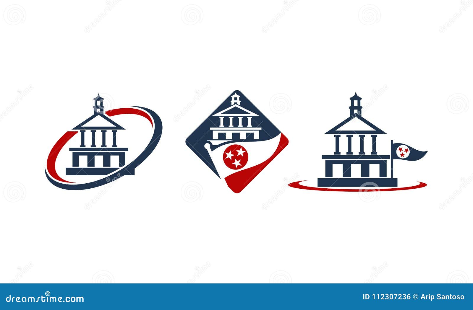 Government Relations Template Set Stock Vector - Illustration of ...