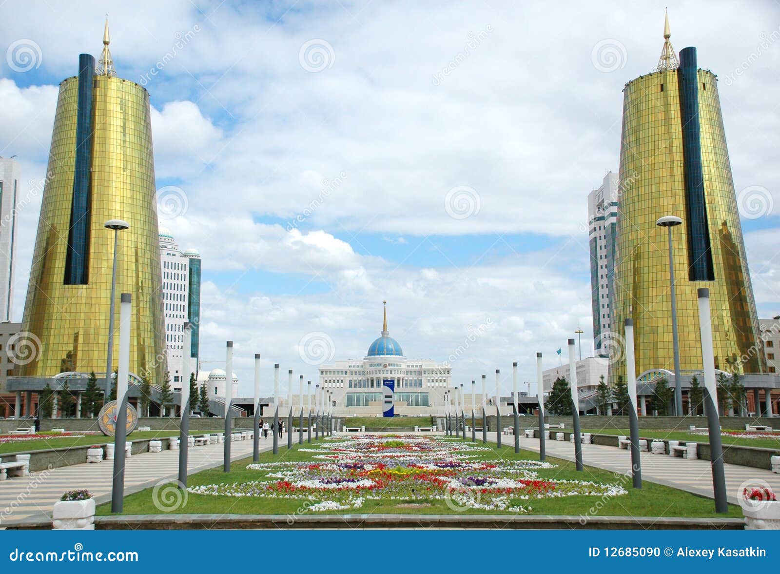 The Governmental Complex in Astana Stock Photo - Image of park, astana ...