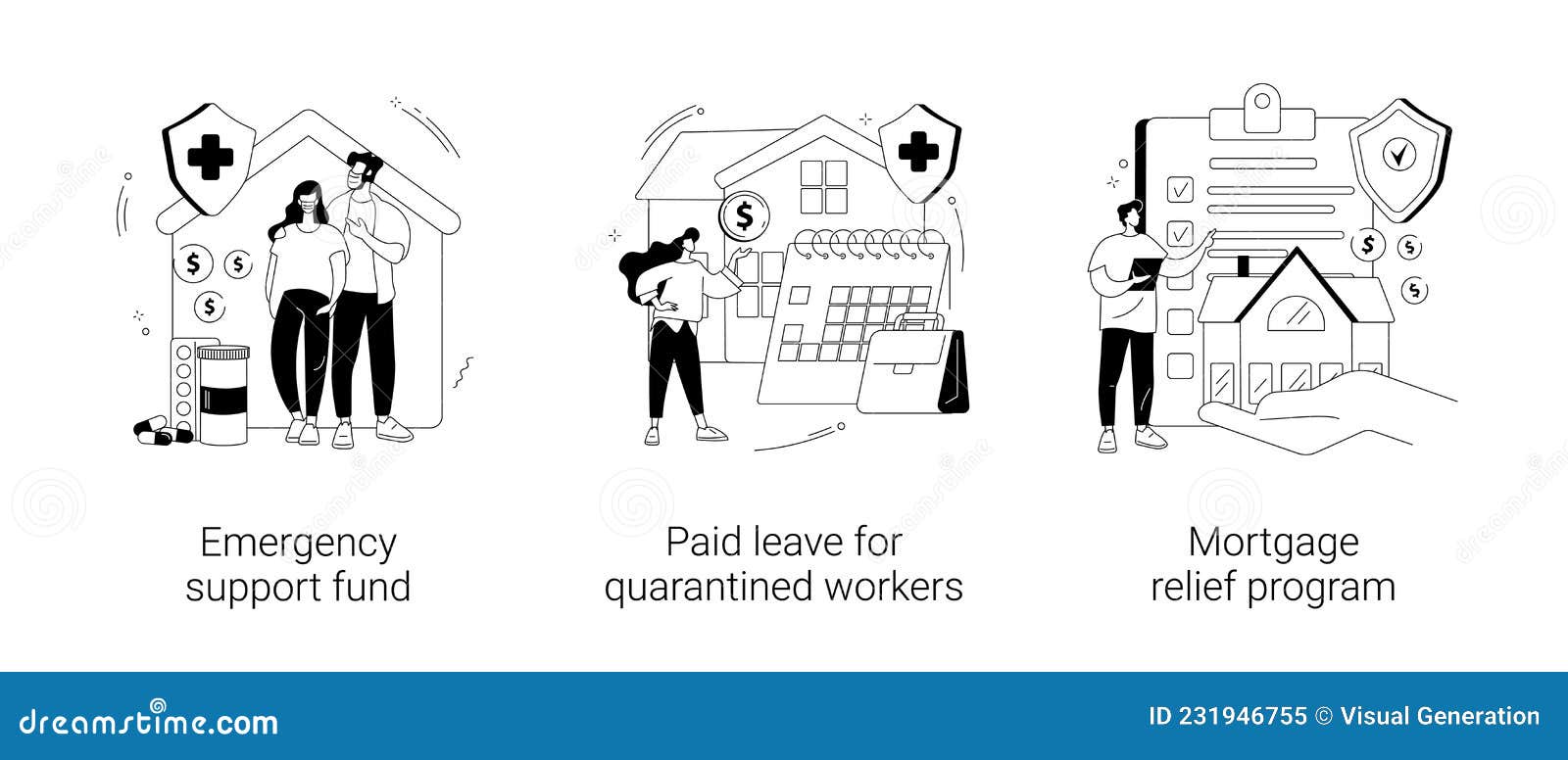 Governmental Help Abstract Concept Vector Illustrations. Stock Vector ...