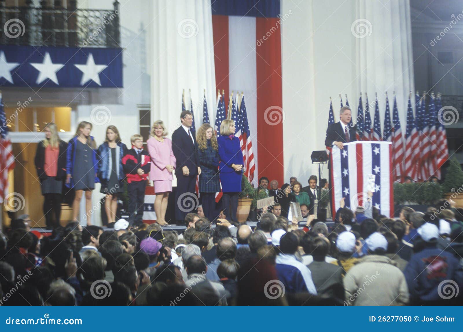 Governor Bill Clinton at the Governors Mansion Editorial Image - Image ...