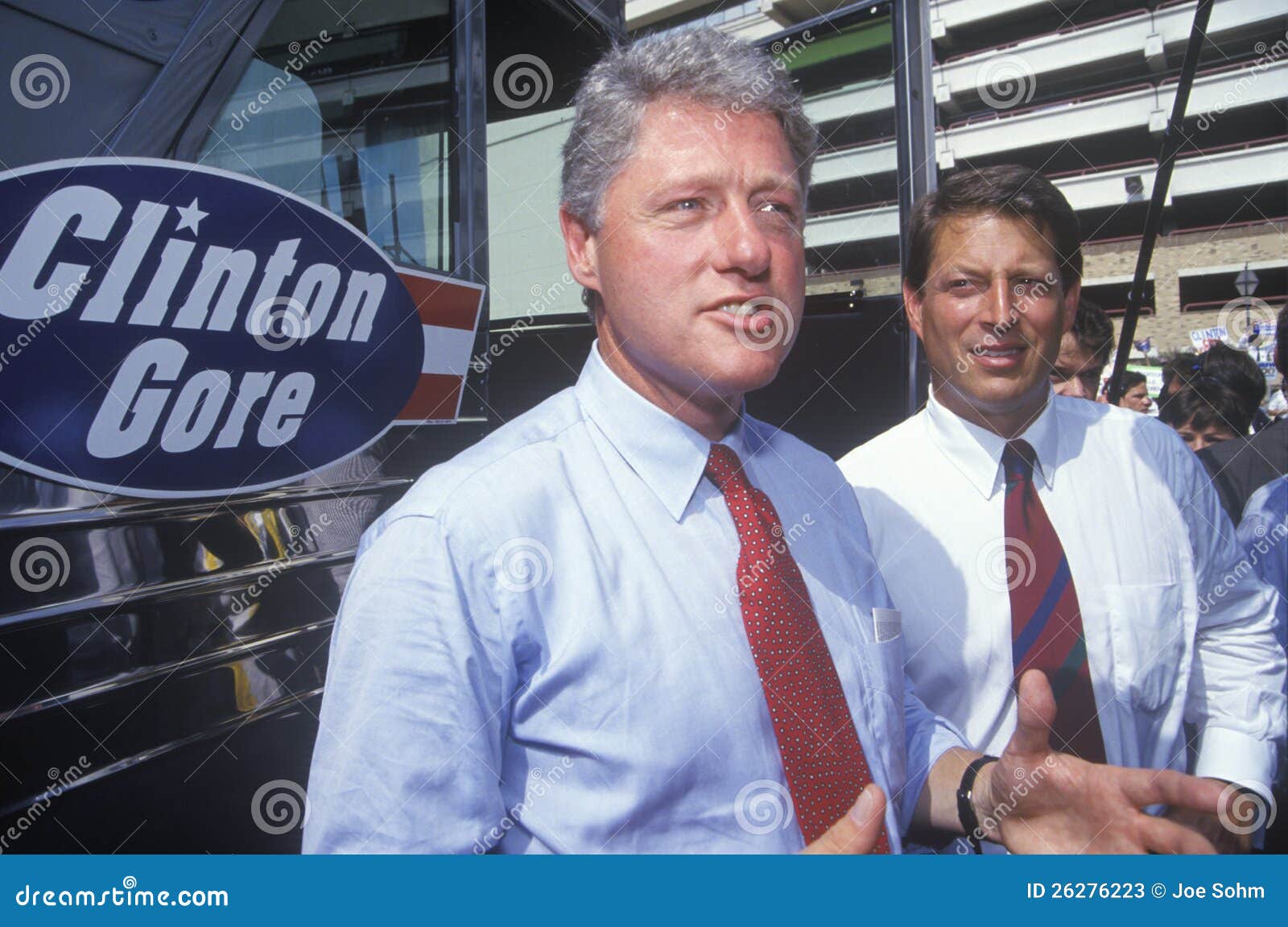 Governor Bill Clinton and Senator Al Gore Editorial Stock Photo - Image ...