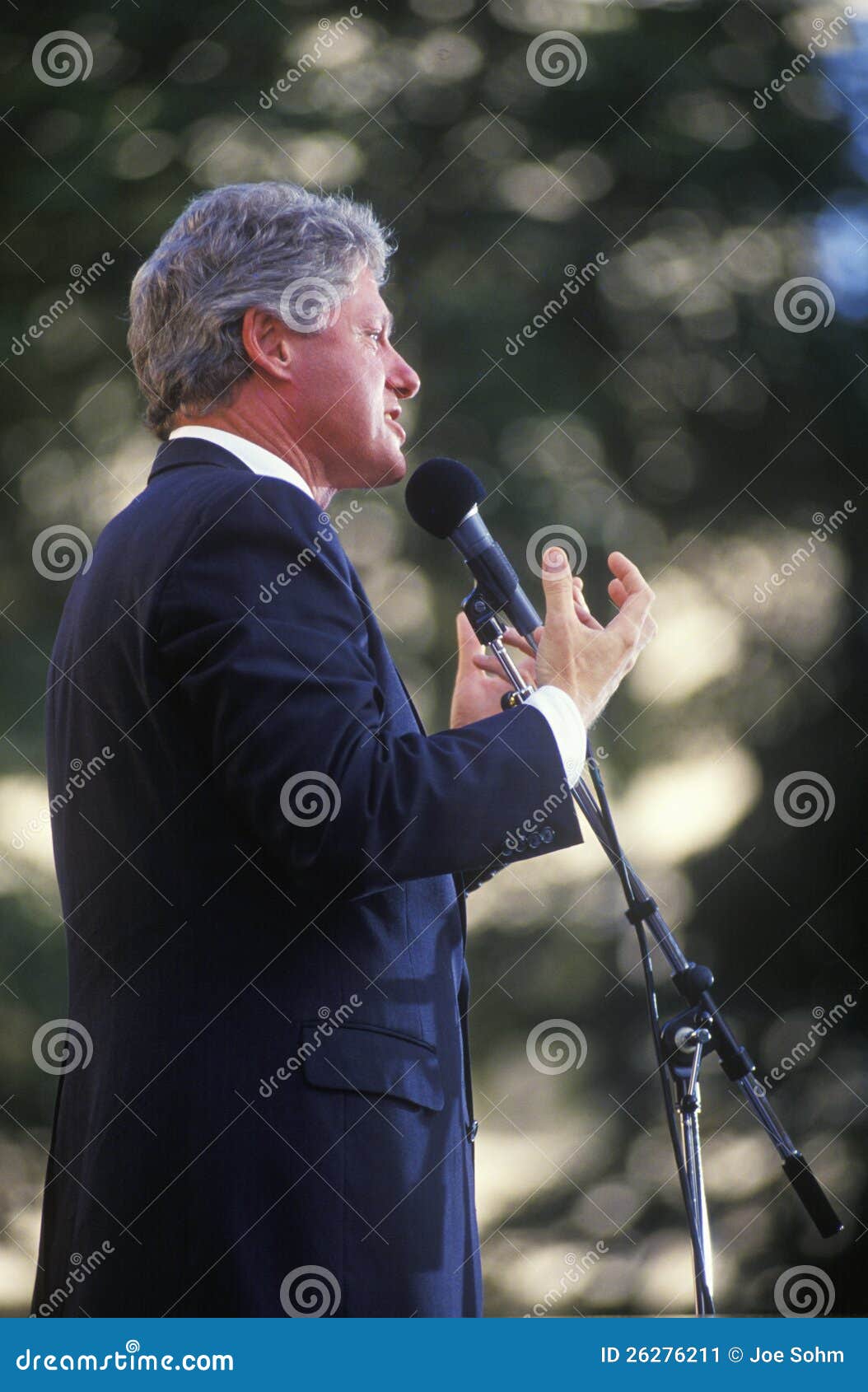 Governor Bill Clinton Speaks in Ohio Editorial Photo - Image of ...