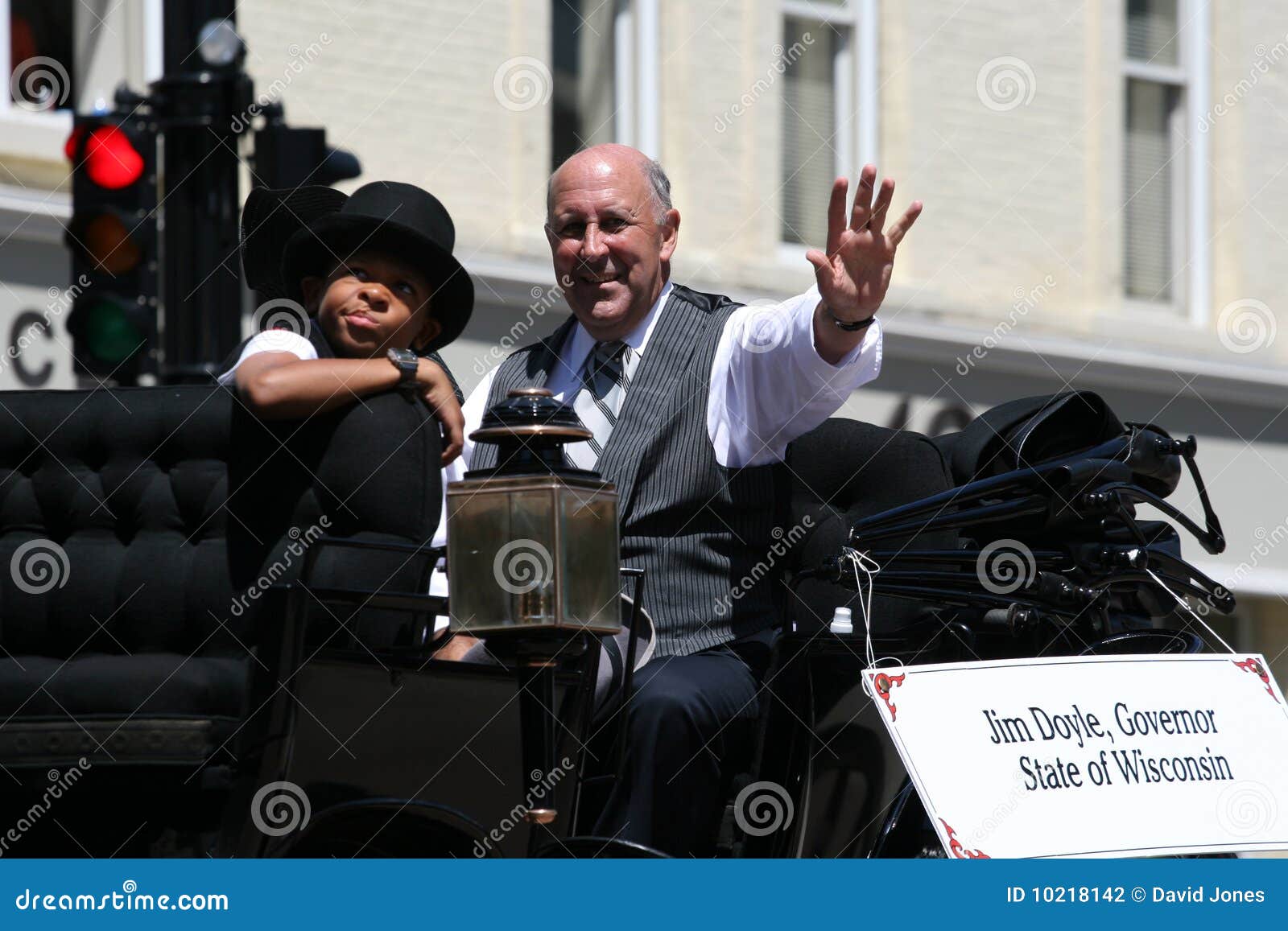 Governor Doyle in Great Circus Parade Waving Editorial Photography ...