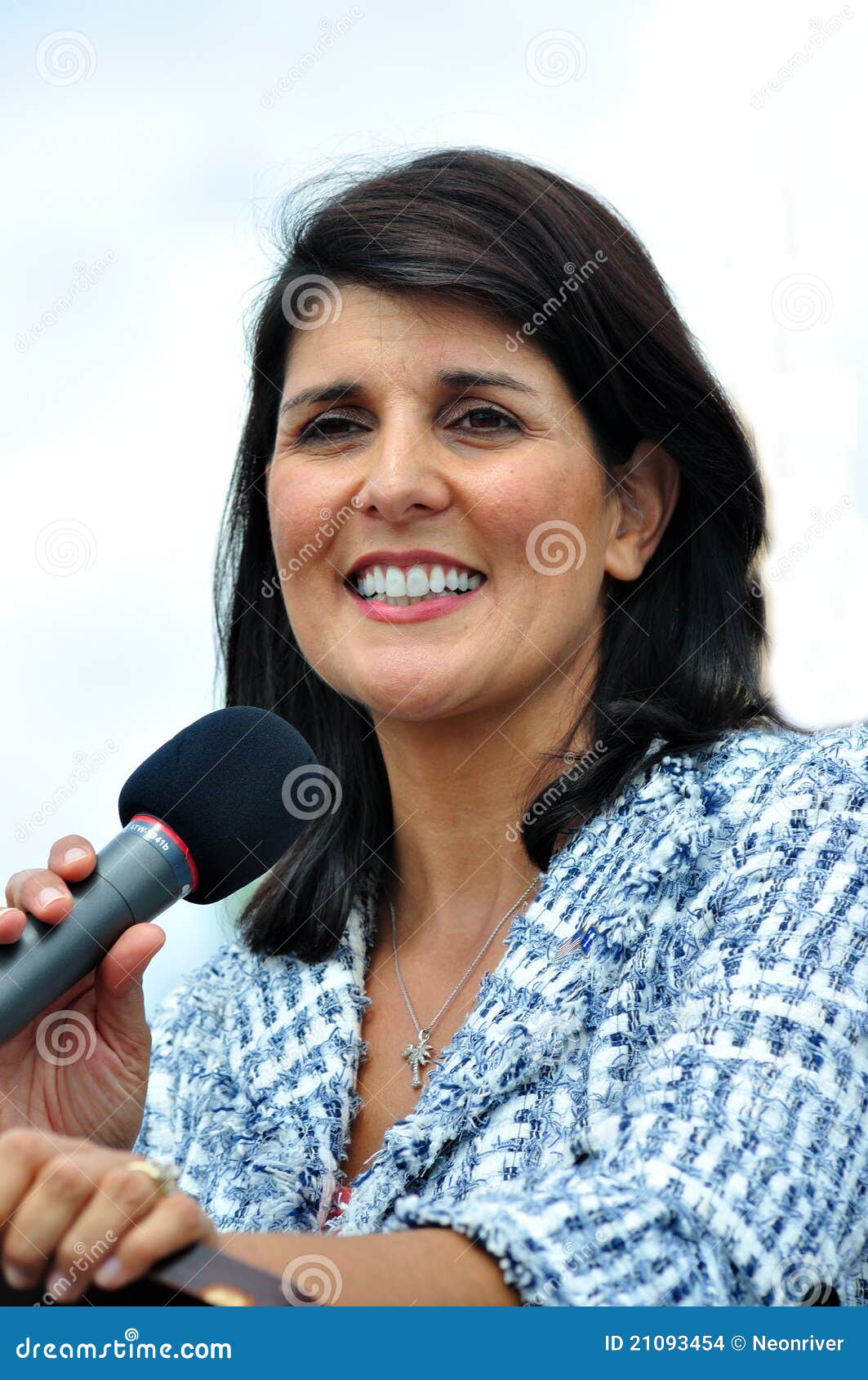 Governor Nikki Haley editorial stock image. Image of speakers - 21093454