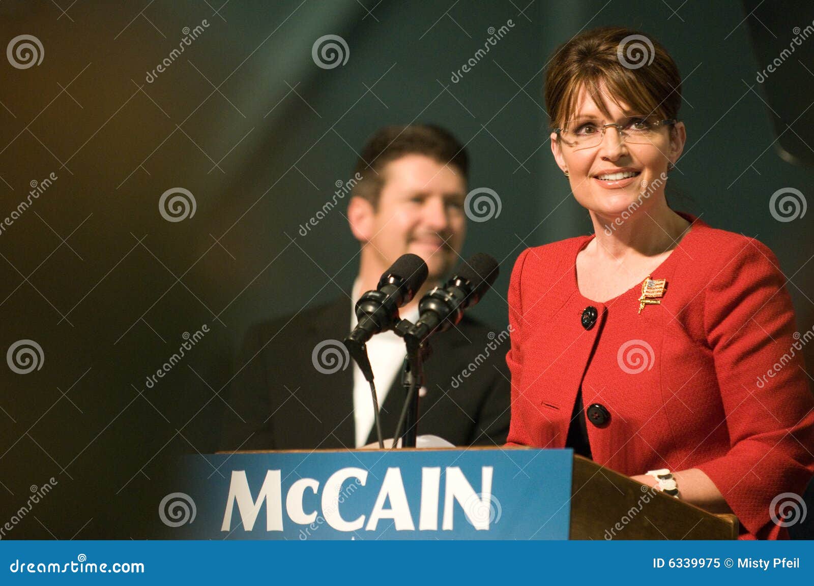 Governor Sarah Palin Smiling Horizontal Editorial Image - Image of ...