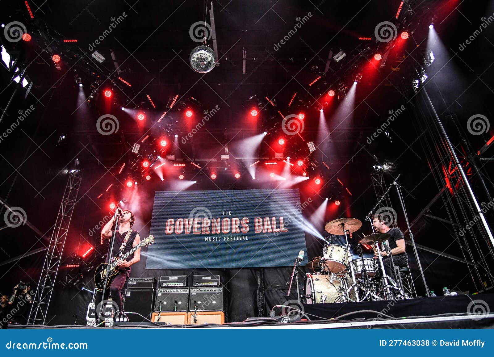 Japandroids in Concert at Governors Ball Editorial Stock Photo - Image ...