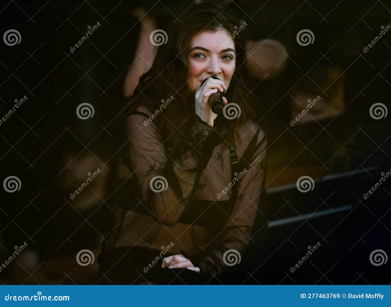 Lorde in Concert at Governors Ball Editorial Stock Image - Image of ...
