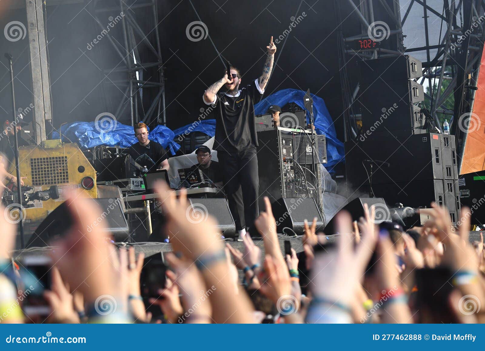 Post Malone in Concert at Governors Ball Editorial Stock Photo - Image ...