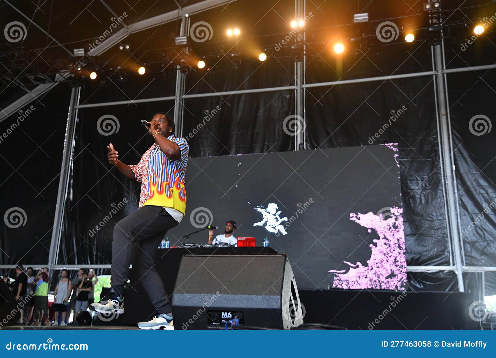 Pusha T in Concert at Governors Ball Editorial Stock Photo - Image of ...