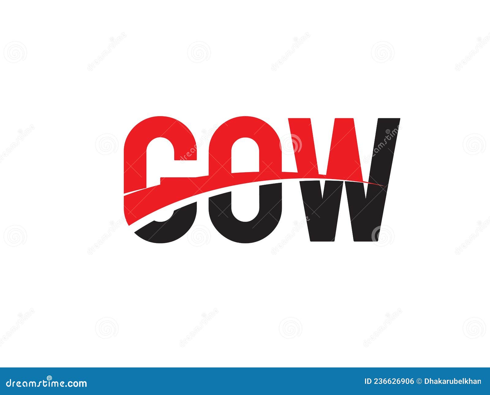 GOW Letter Initial Logo Design Vector Illustration Stock Vector ...