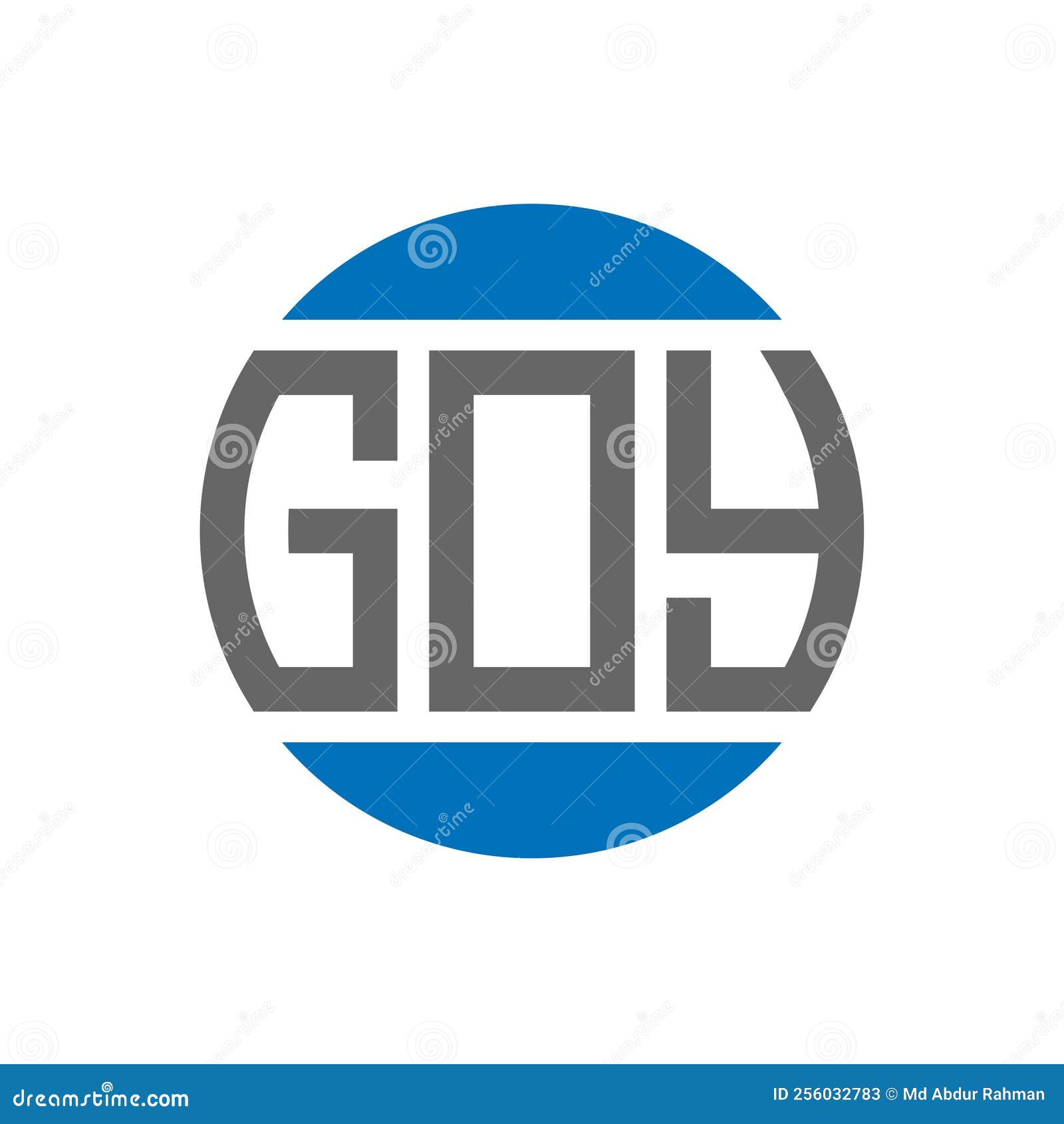 GOY Letter Logo Design on White Background. GOY Creative Initials ...