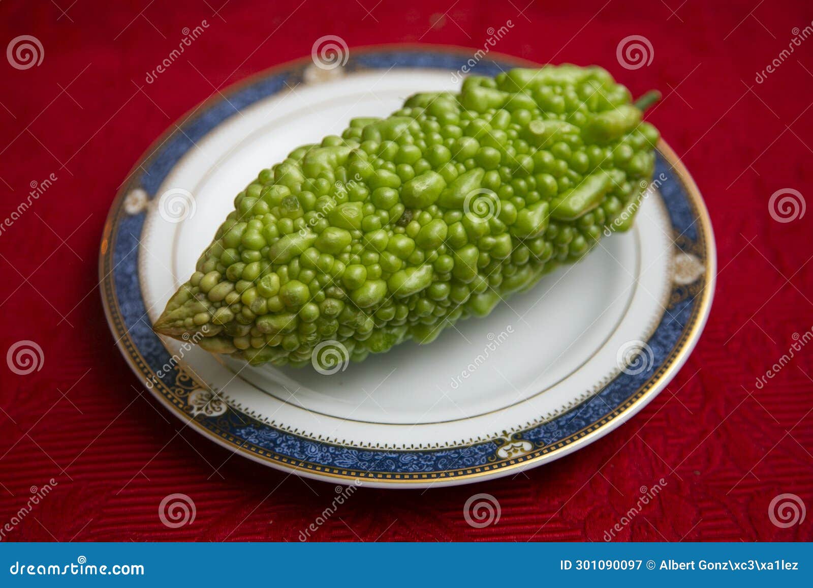 Goya or Bitter Melon is a Long, Green Vegetable Characterized by Its ...