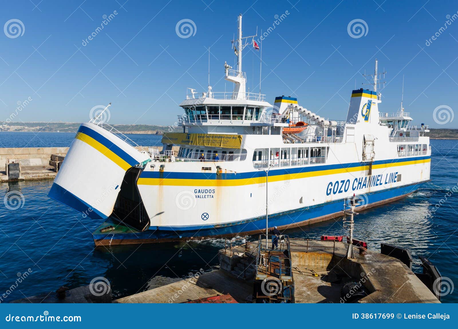 Gozo Channel Ferry - Malta editorial stock image. Image of ocean - 38617699