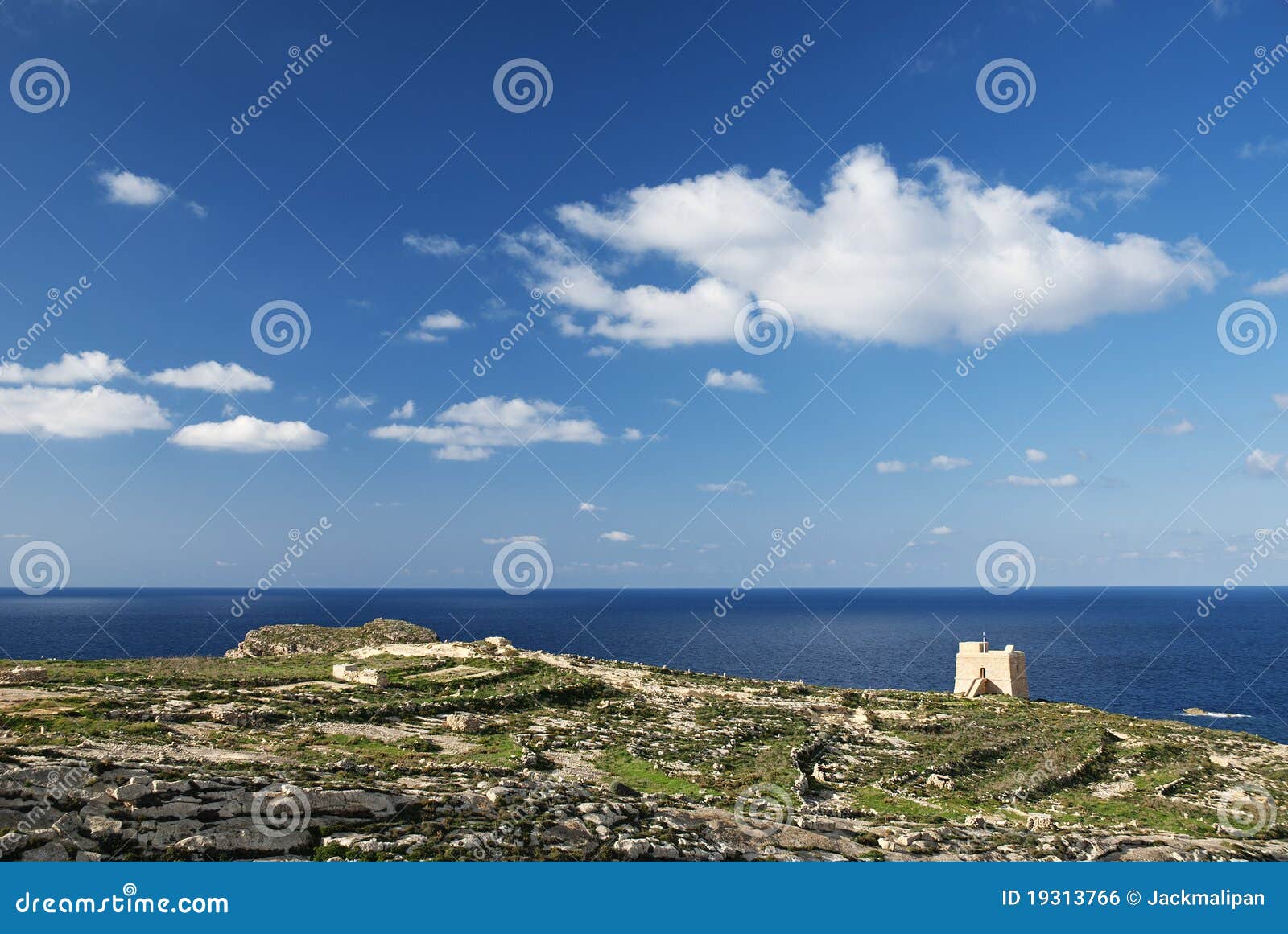 Gozo Island Landscape in Malta Stock Photo - Image of tourism, sunny ...