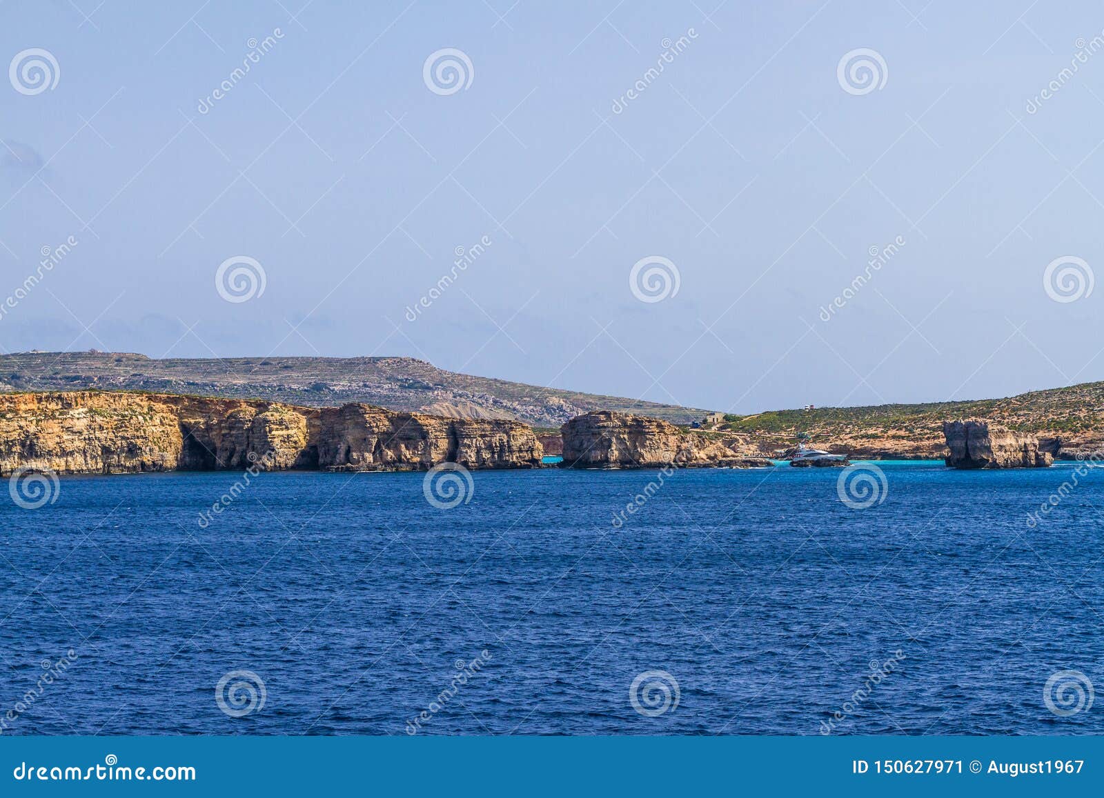 Goza island 3 stock image. Image of hill, holiday, mgarr - 150627971