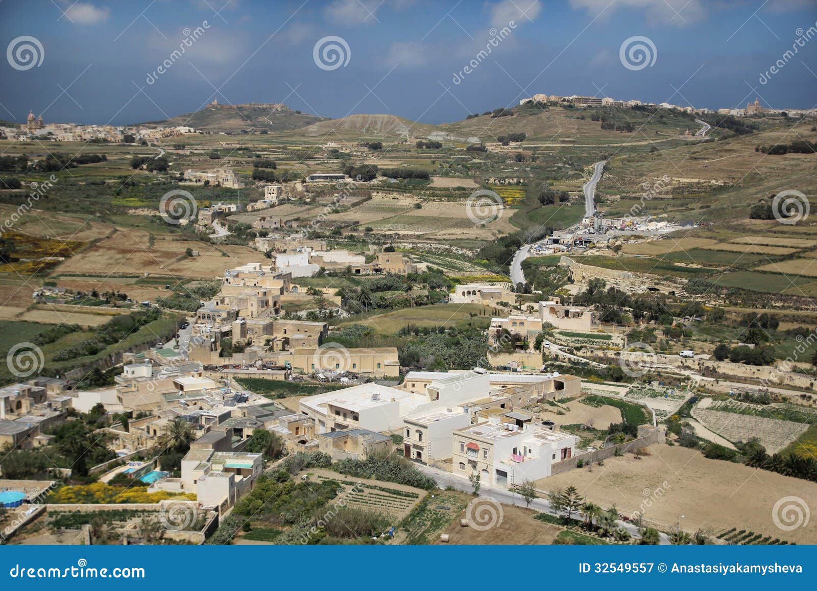 Gozo Island, Malta stock image. Image of citadel, spring - 32549557