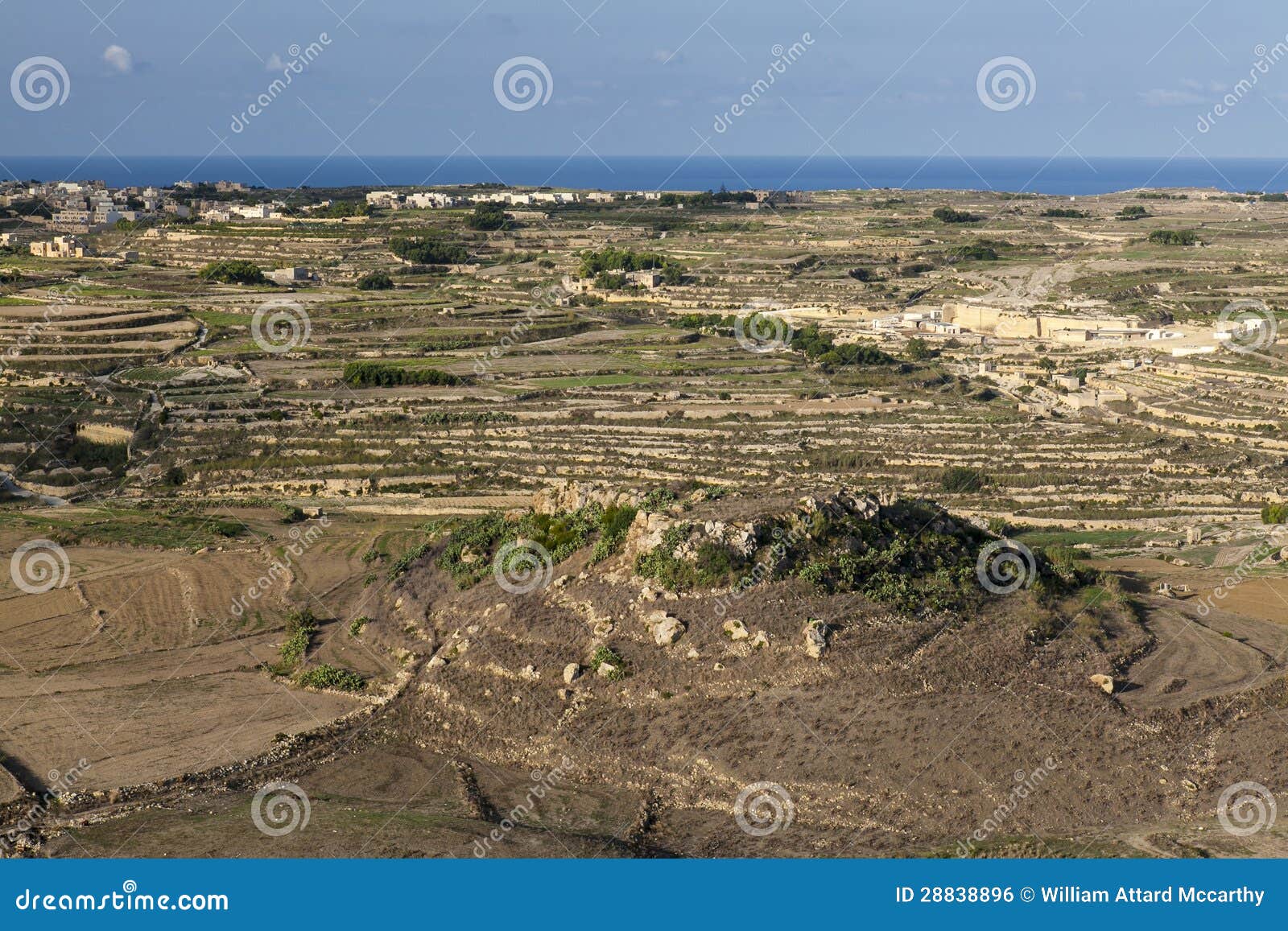 Gozo Landscape stock photo. Image of field, landscape - 28838896