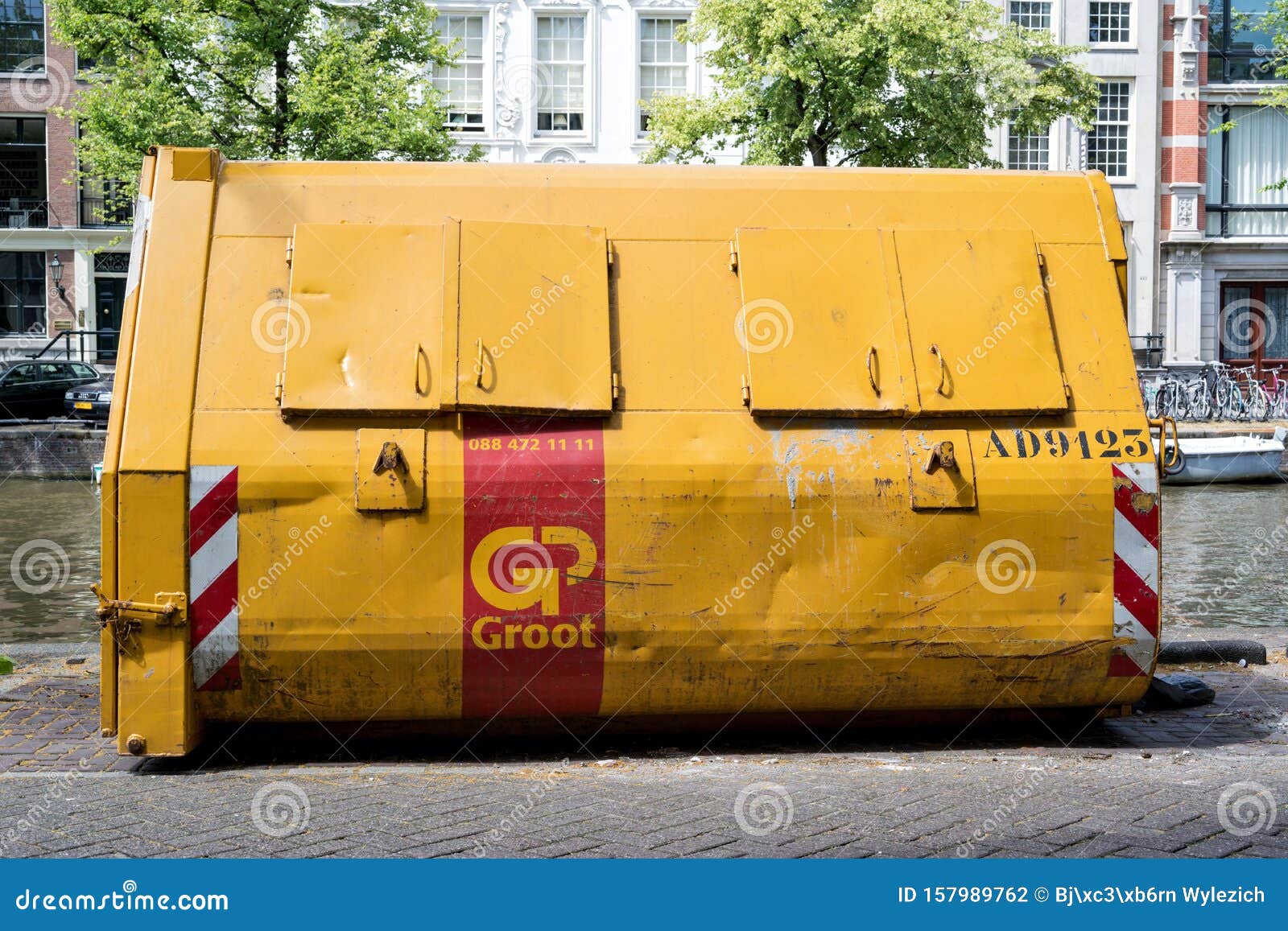 GP Groot Roll-off Container Editorial Photography - Image of recycling ...