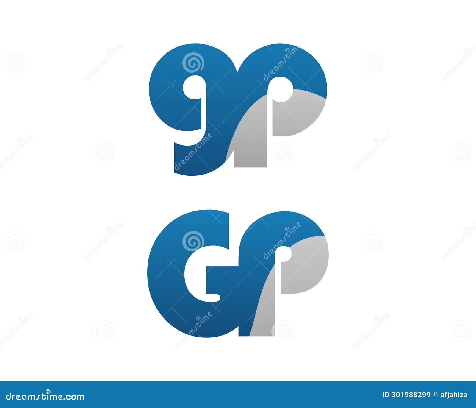 GP logo icon template 1 stock vector. Illustration of presentation ...