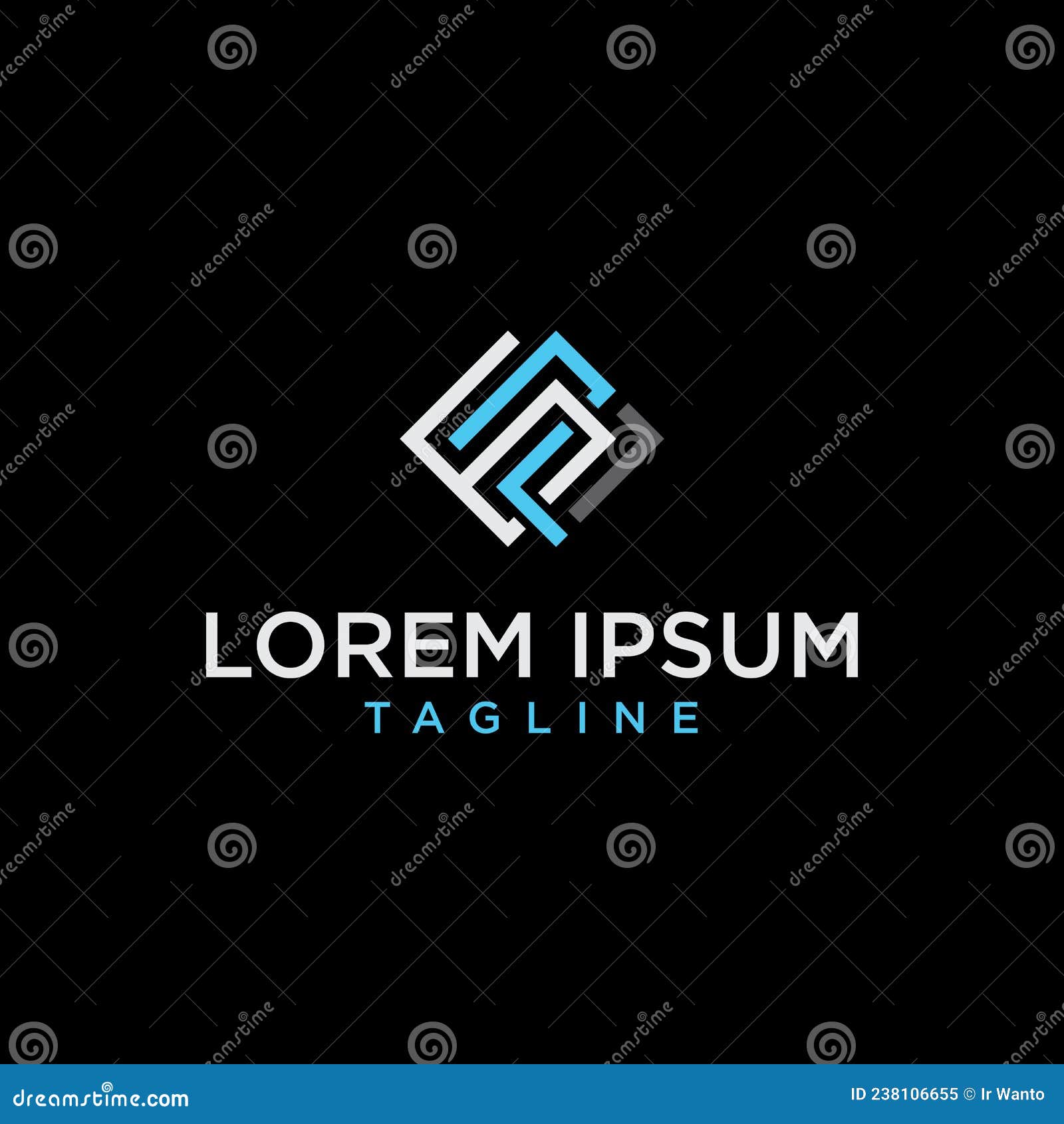 Gp or Pg Square Logo Design Stock Vector - Illustration of logo ...