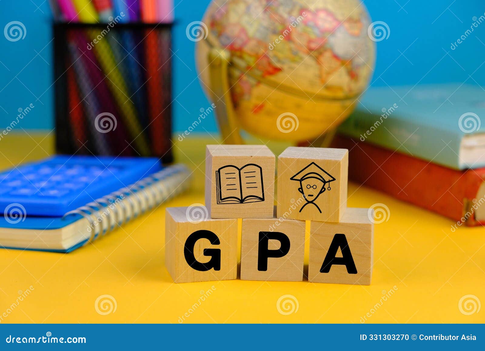 GPA Stands for “Grade Point Average” Stock Photo - Image of concept ...