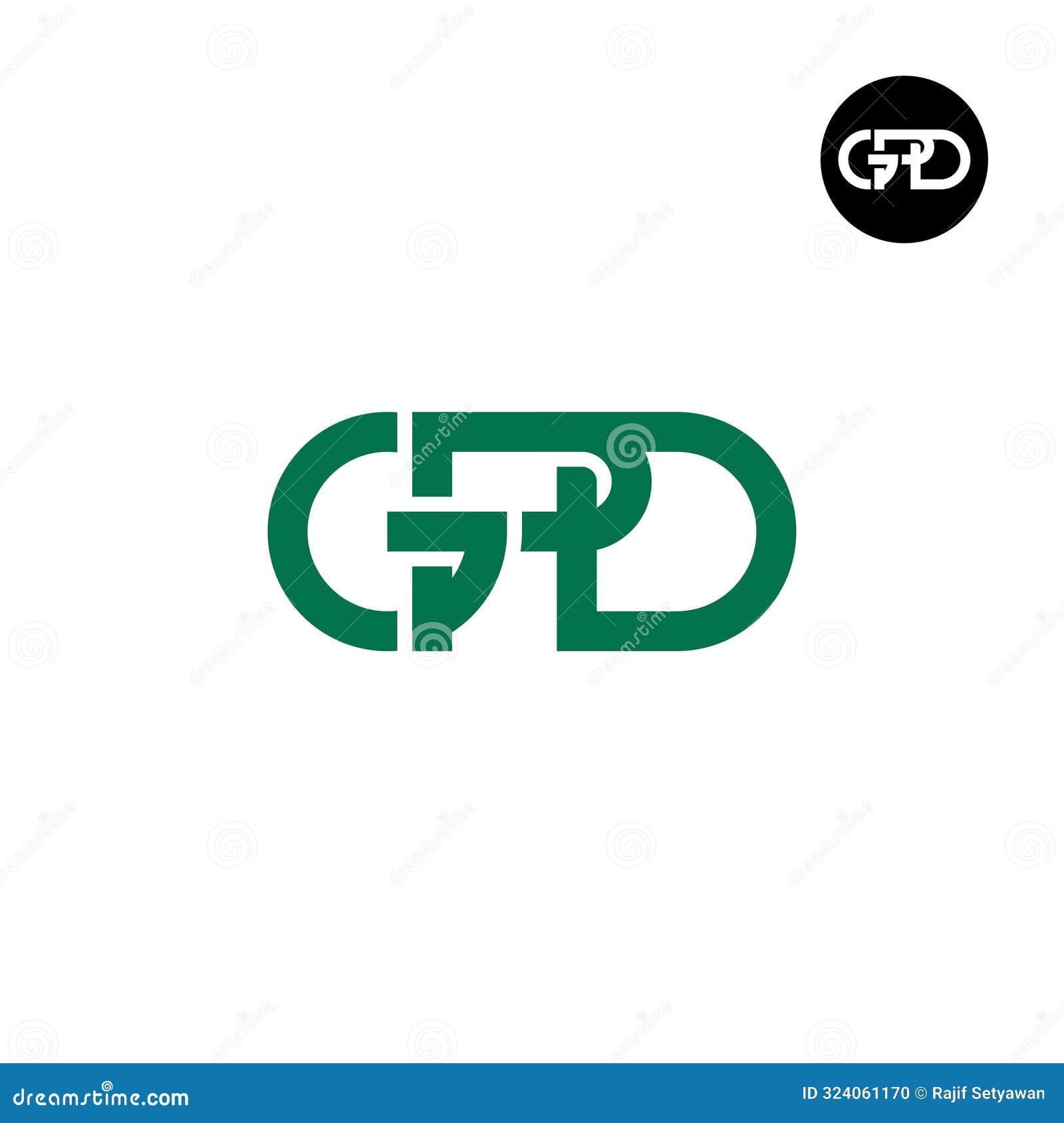 GPD Logo Letter Monogram Design Stock Vector - Illustration of brand ...