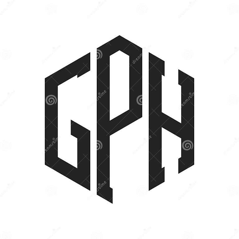 GPH Logo Design. Initial Letter GPH Monogram Logo Using Hexagon Shape ...