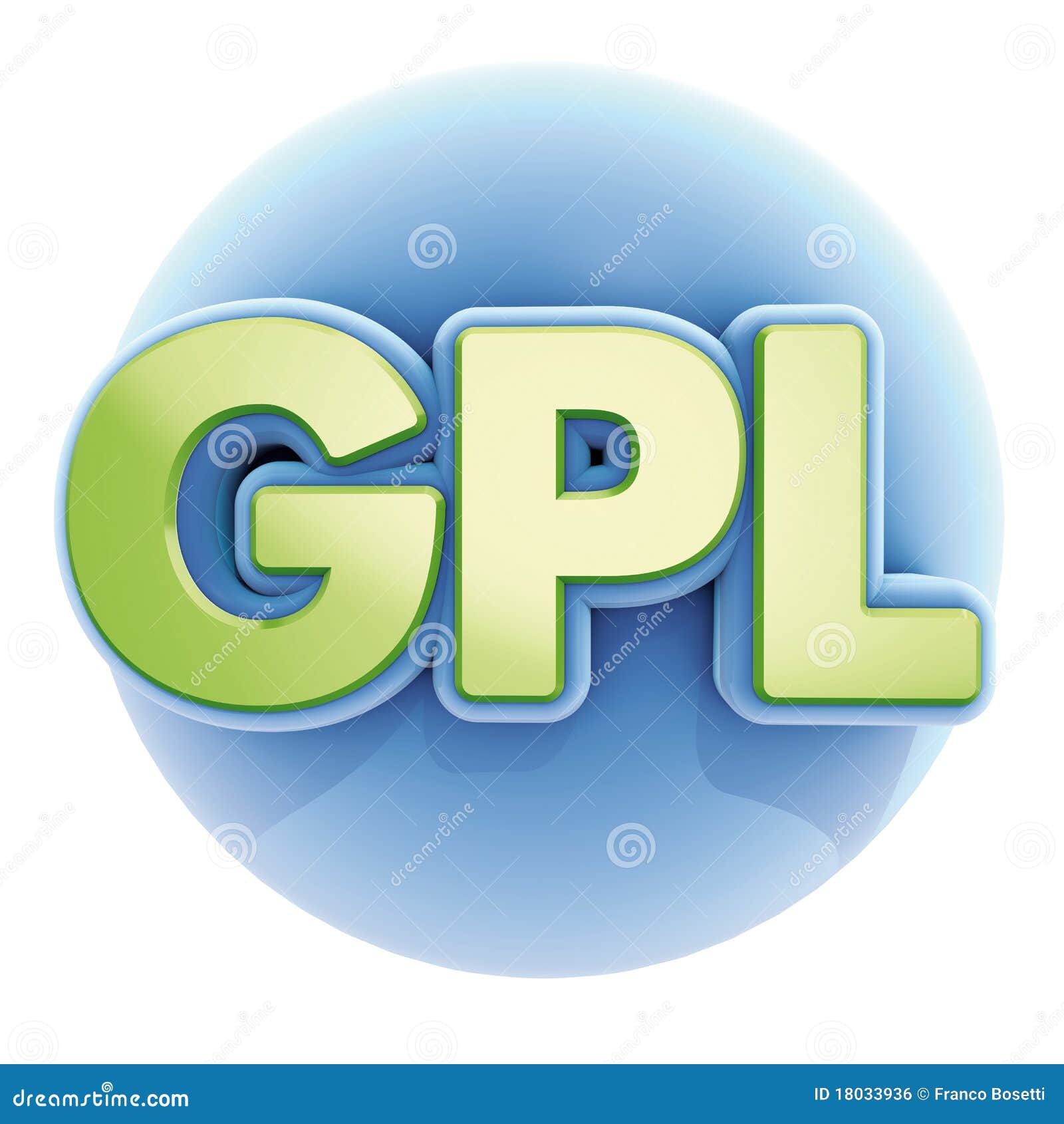 GPL blue sphere stock illustration. Illustration of metal - 18033936