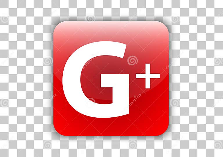 Gplus Social Media Icon Button with Symbol Inside Editorial Photography ...