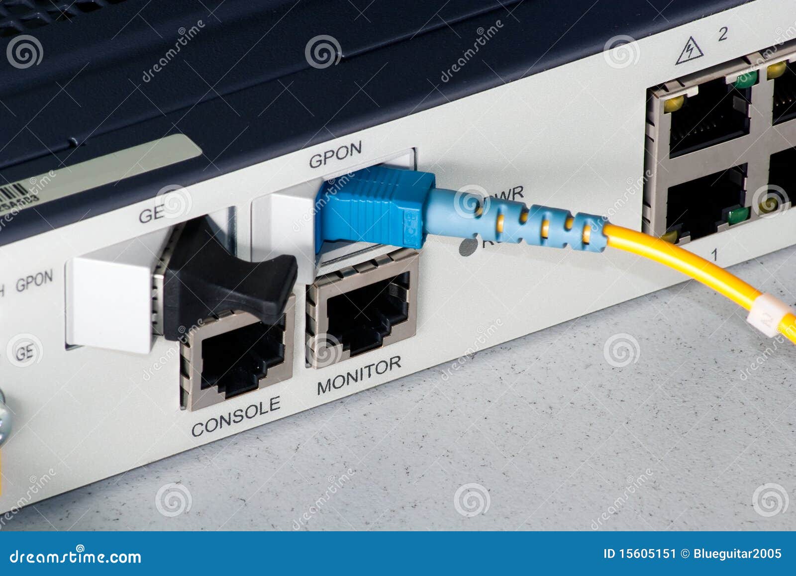 GPON Routers stock image. Image of connection, optical - 15605151