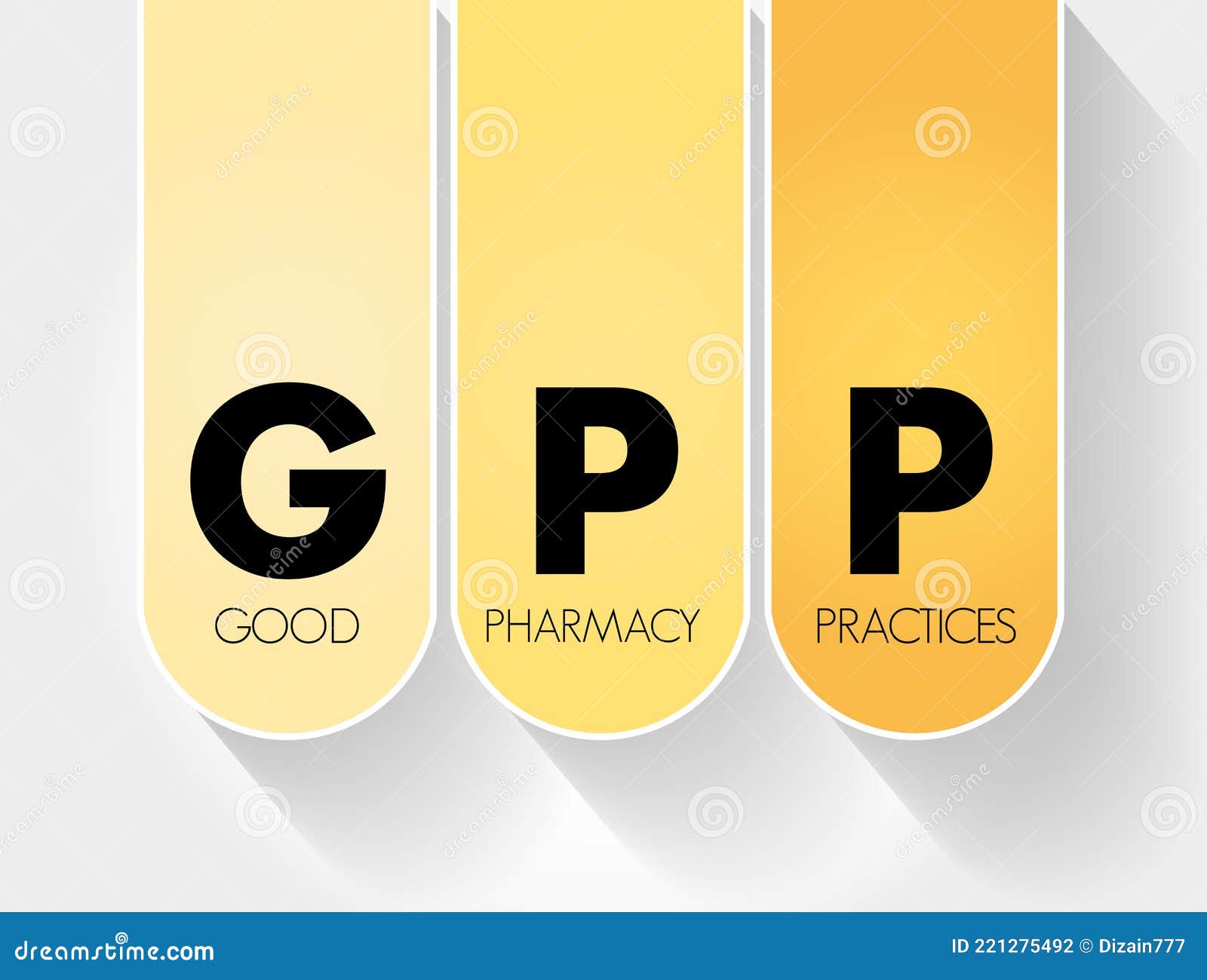 GPP - Good Pharmacy Practices Acronym, Concept Background Stock Photo ...
