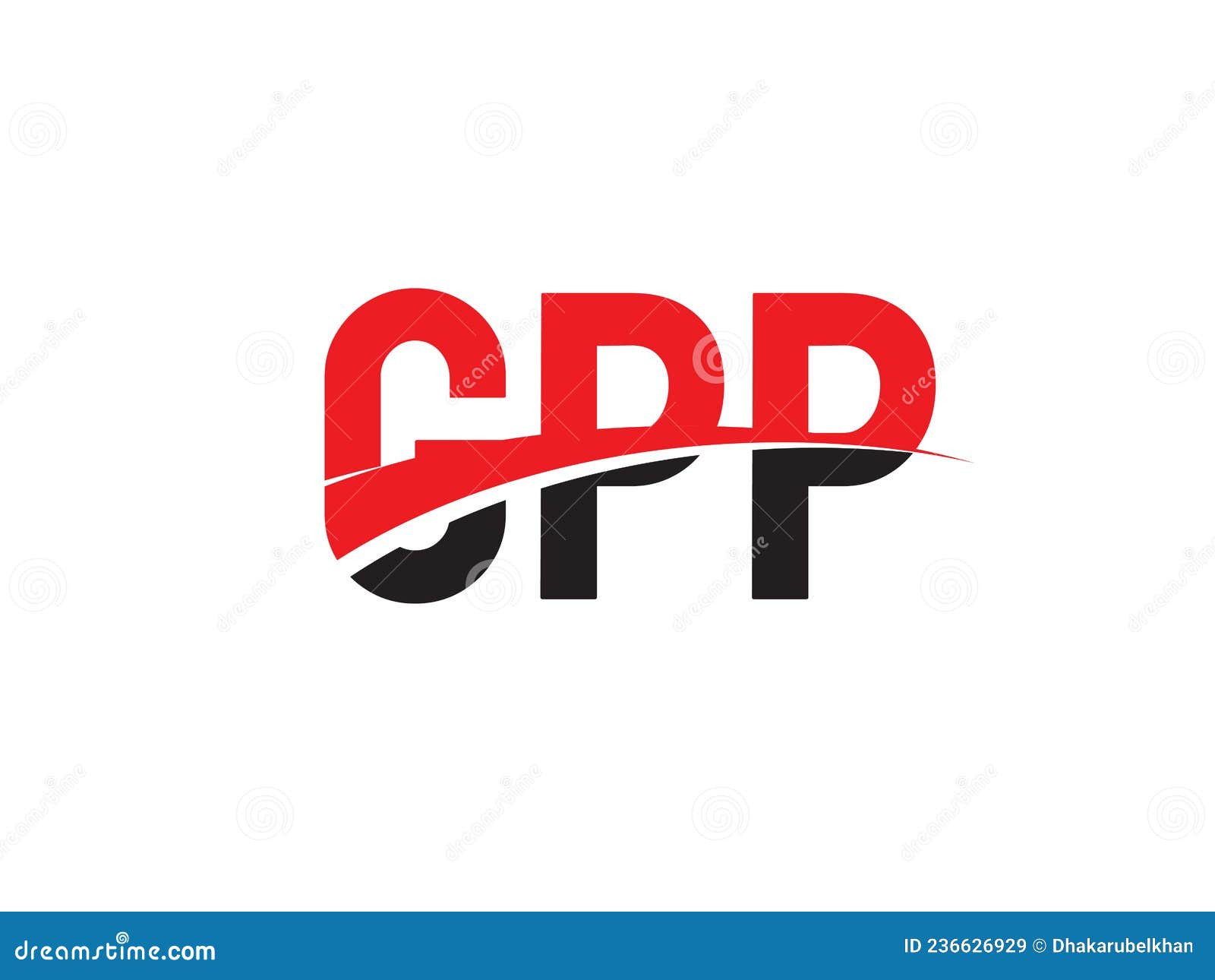 GPP Letter Initial Logo Design Vector Illustration Stock Vector ...