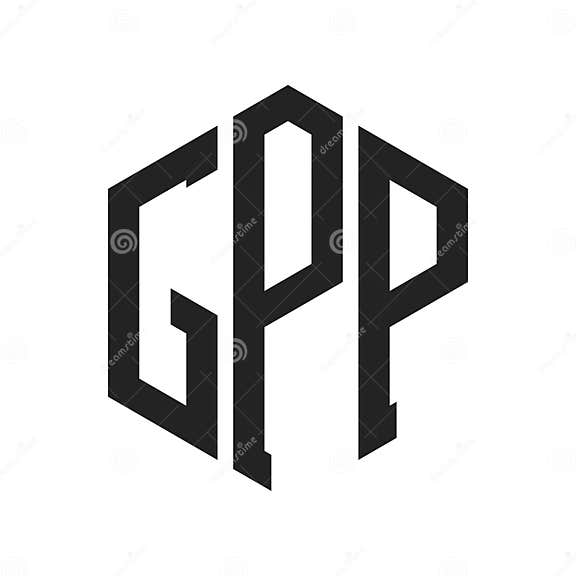 GPP Logo Design. Initial Letter GPP Monogram Logo Using Hexagon Shape ...