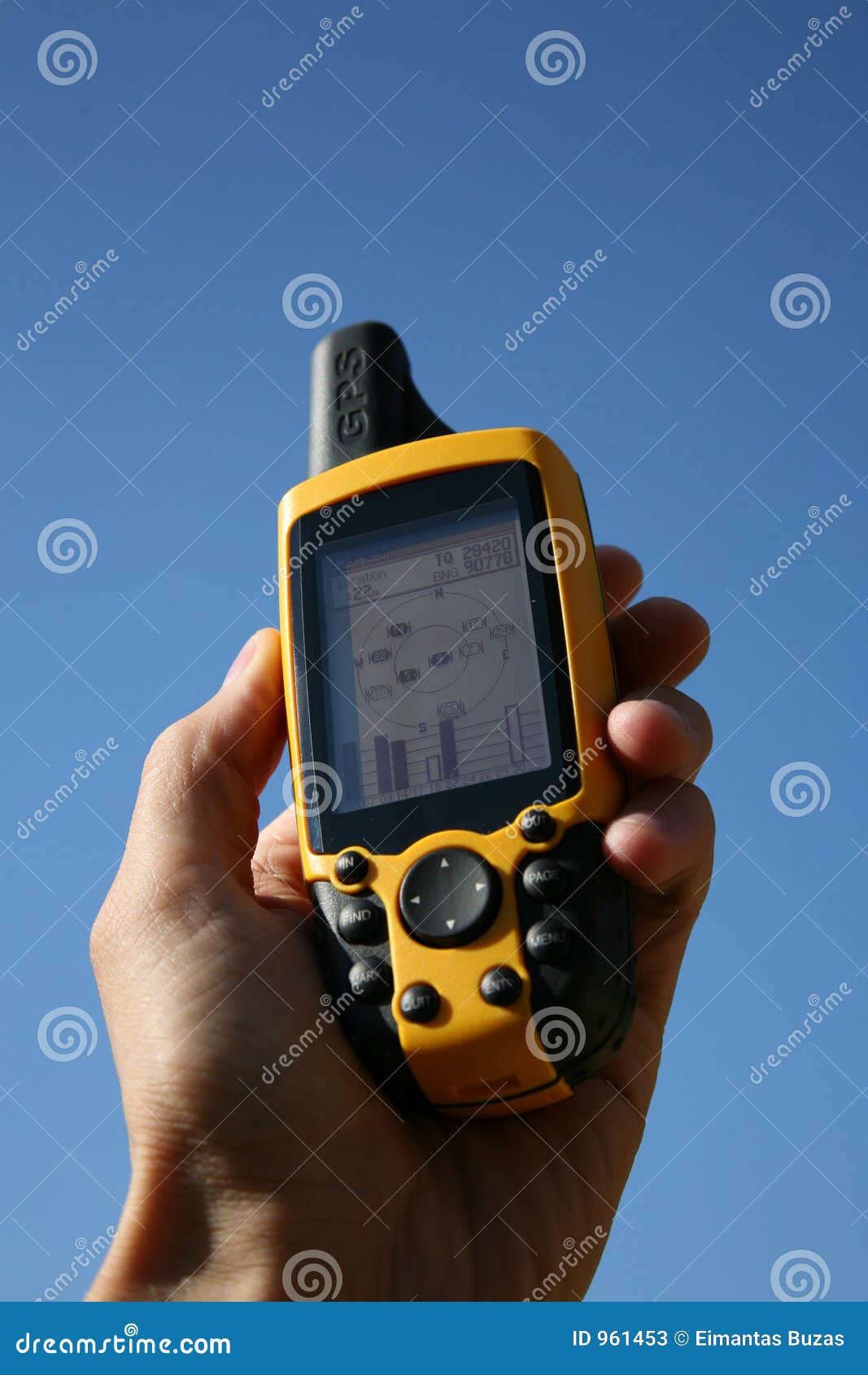 GPS Device stock image. Image of hikers, north, buttons - 961453