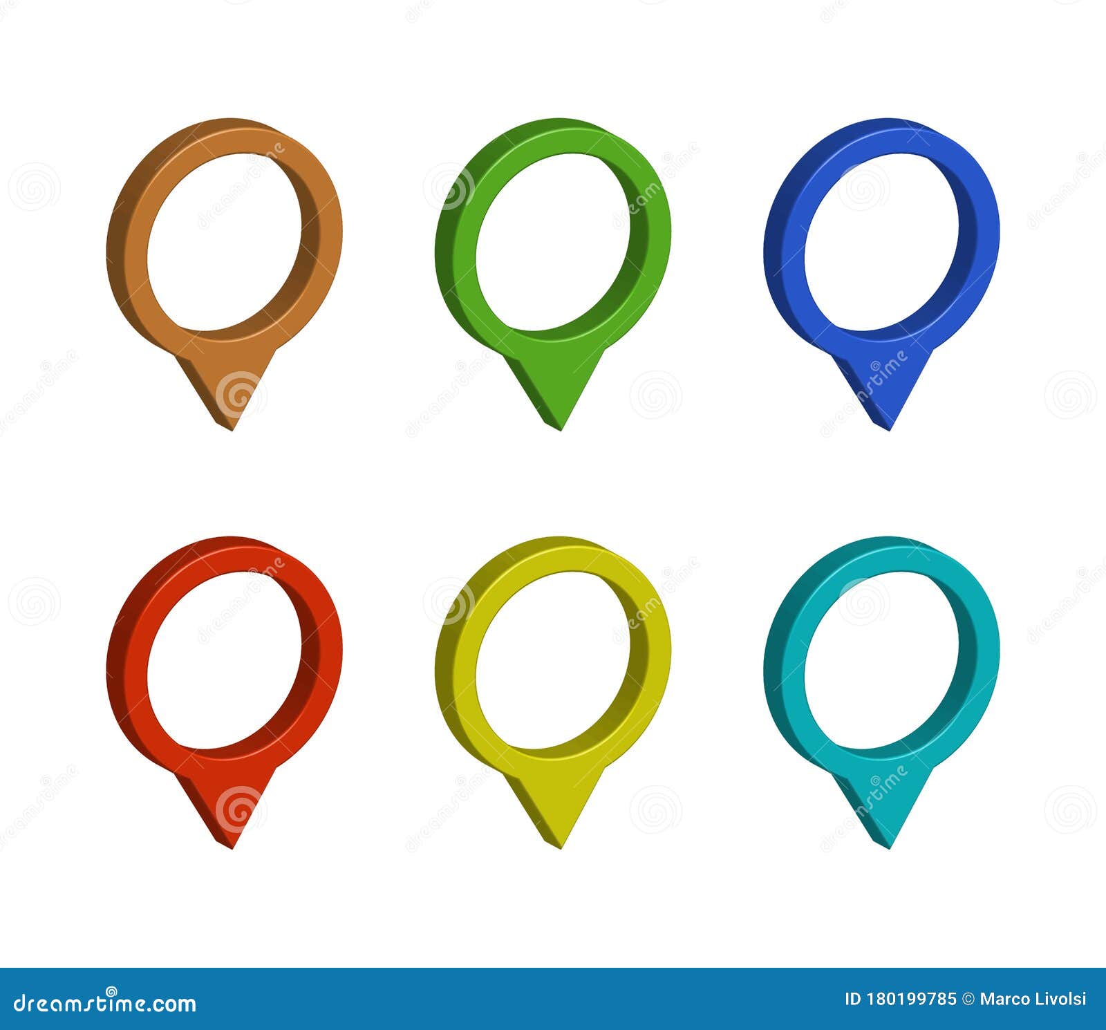 Gps Icon Illustrated in Vector on White Background Stock Illustration ...