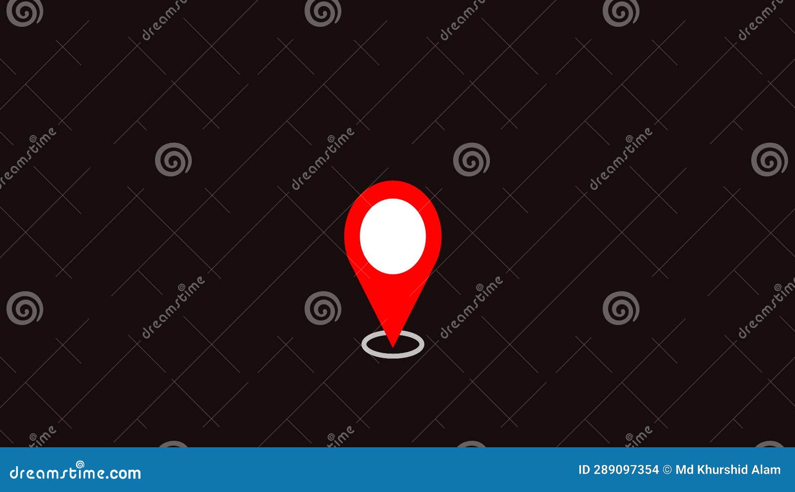 GPS Location Pointer Animation Alpha Channel. GPS Map Navigator Mark ...