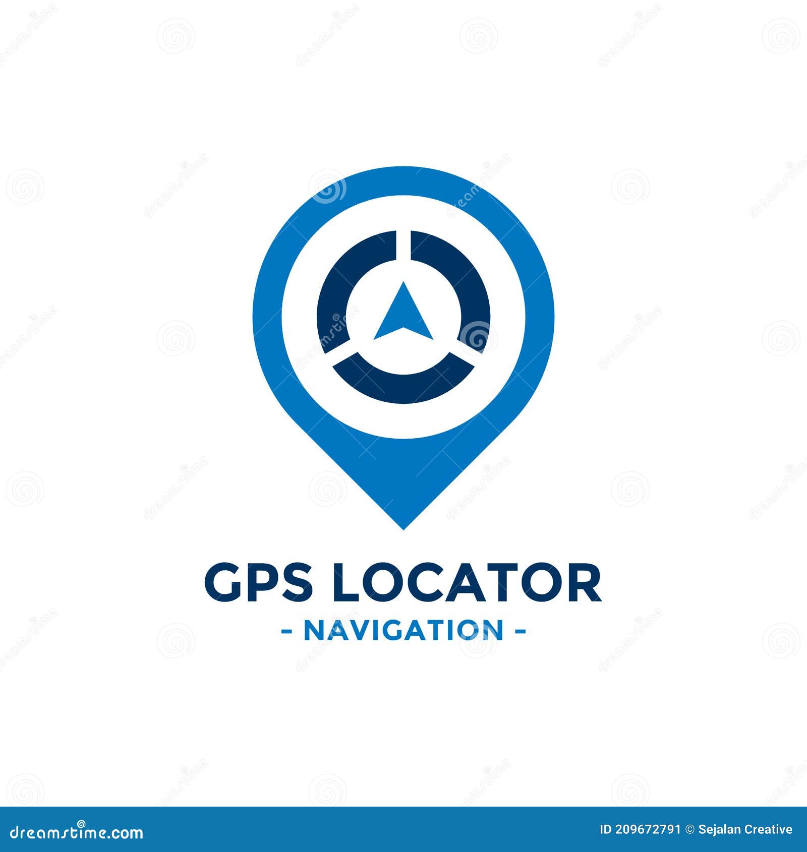 Gps Locator Logo Design Template Stock Vector - Illustration of graphic ...