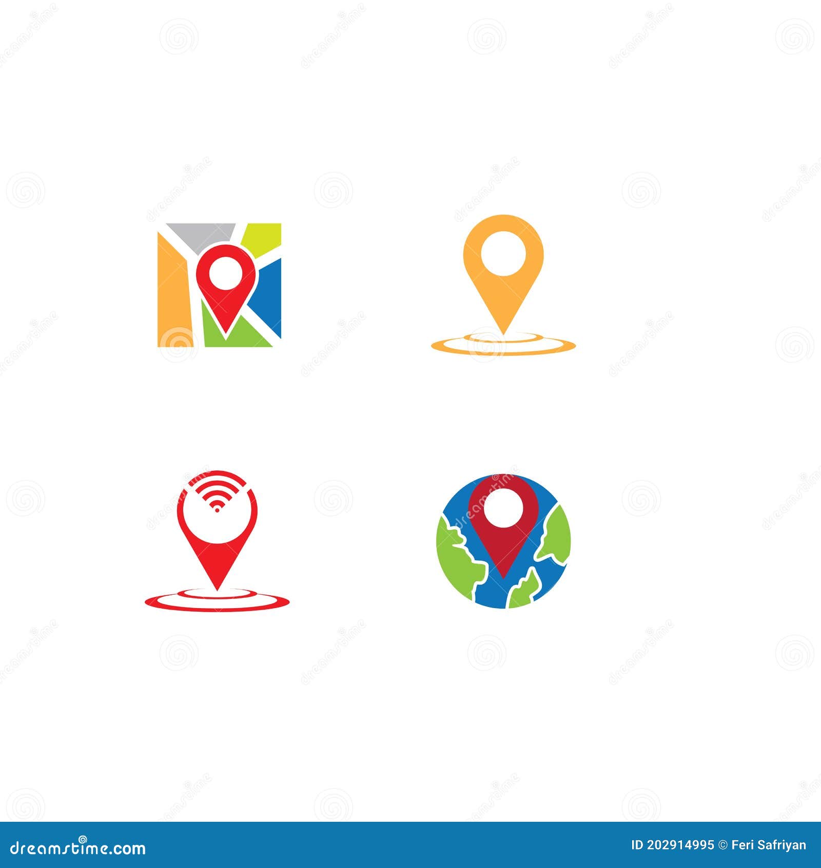 GPS logo template stock vector. Illustration of white - 202914995