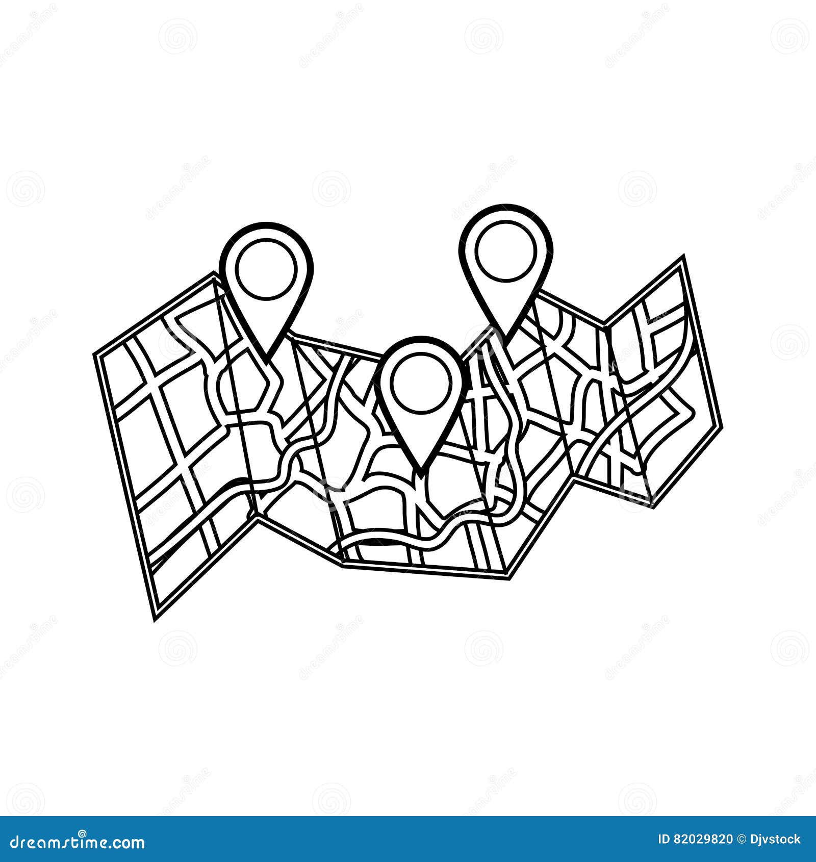 GPS map location stock vector. Illustration of cross - 82029820