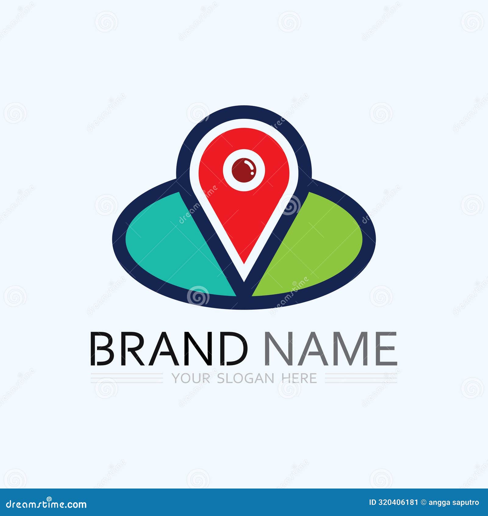 GPS and MAP Logo Navigator Sign Location Symbol Design Vector ...