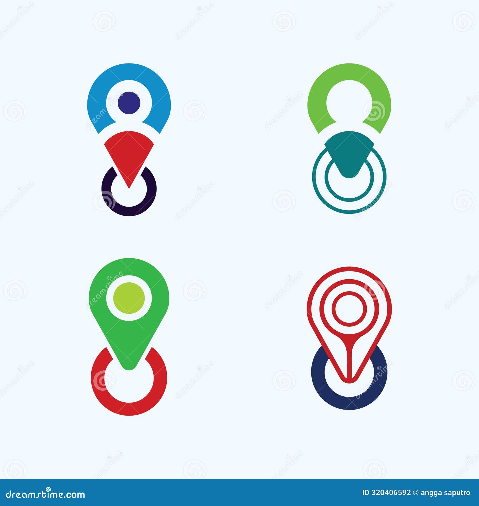 GPS and MAP Logo Navigator Sign Location Symbol Design Vector ...