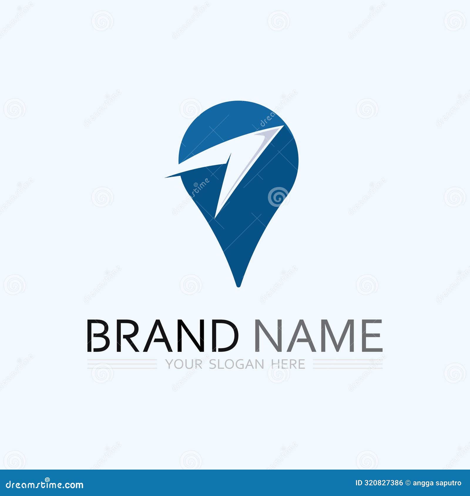 GPS and MAP Logo Navigator Sign Location Symbol Design Vector ...