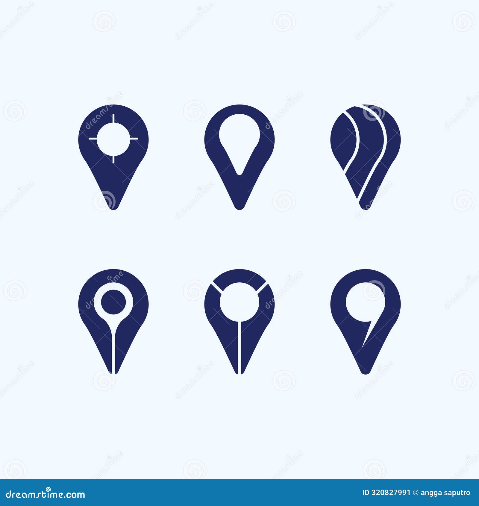 GPS and MAP Logo Navigator Sign Location Symbol Design Vector ...