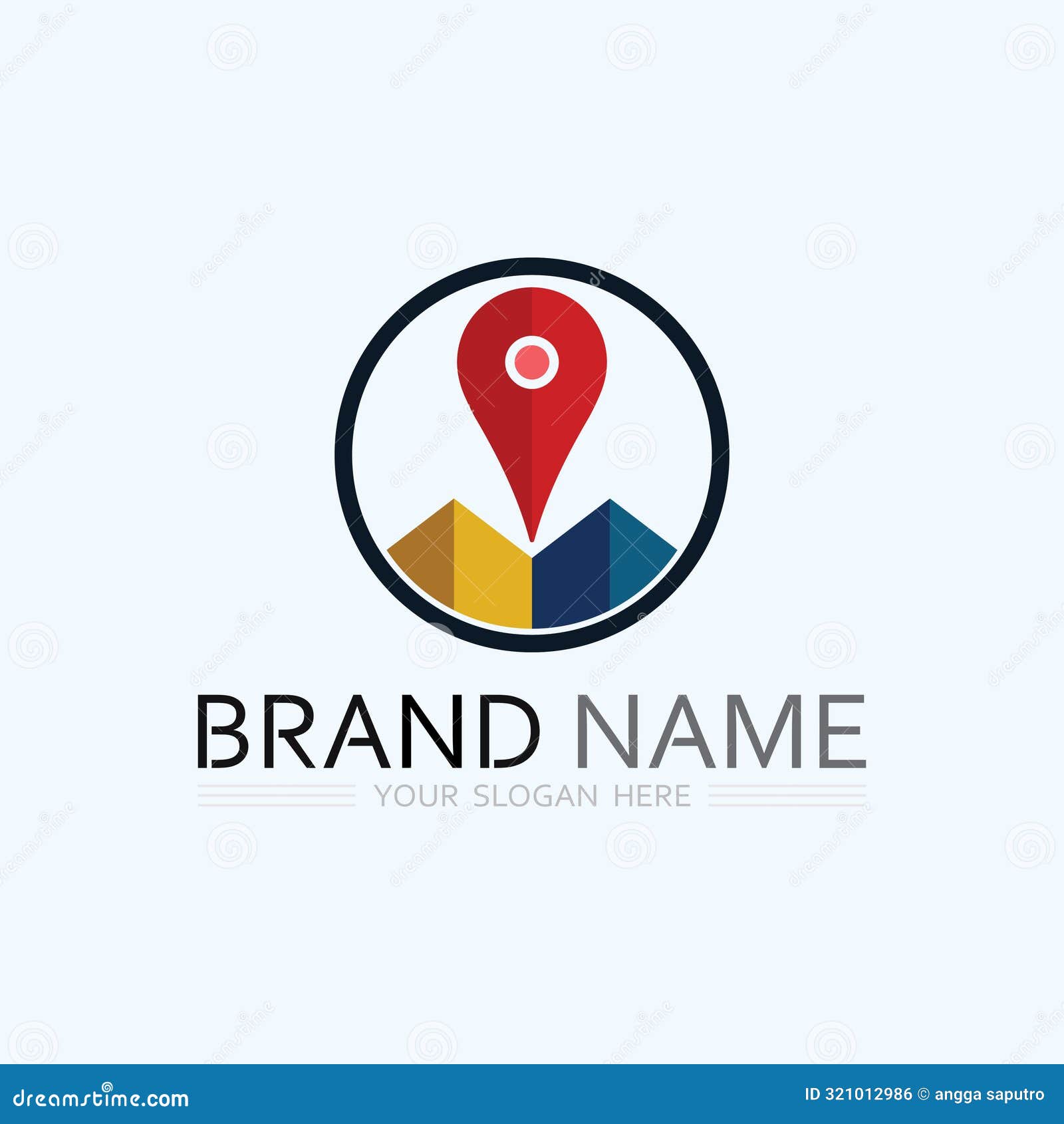GPS and MAP Logo Navigator Sign Location Symbol Design Vector ...
