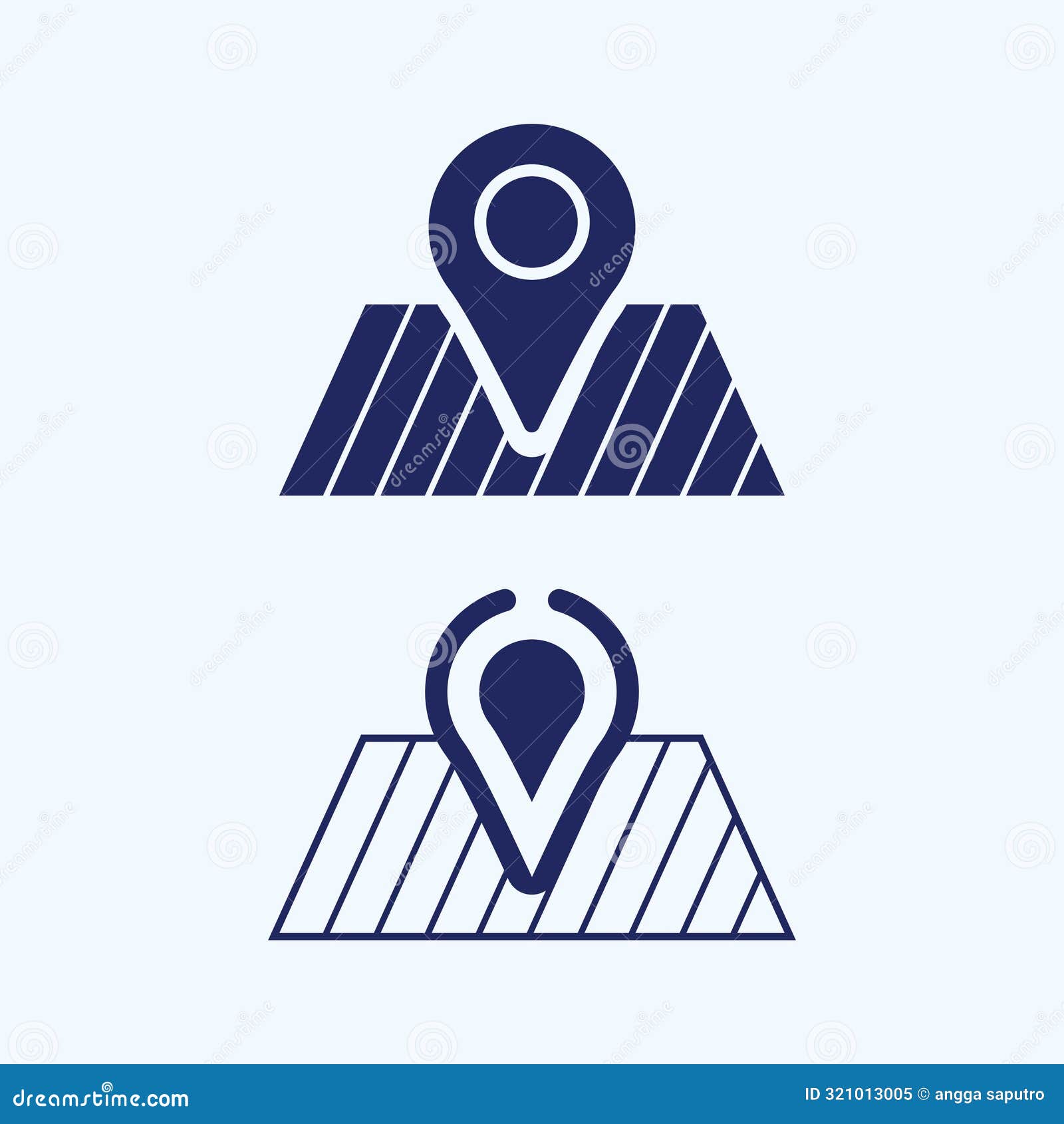 GPS and MAP Logo Navigator Sign Location Symbol Design Vector ...