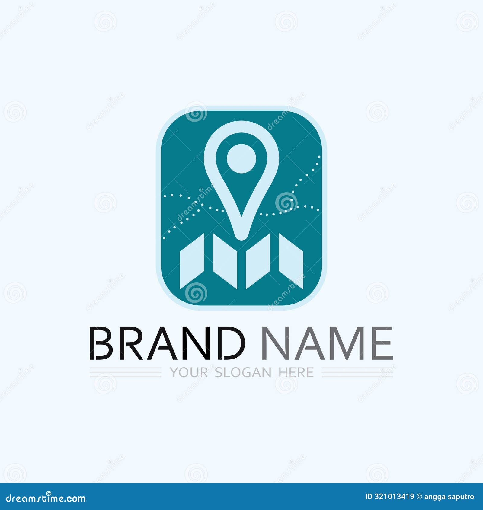 GPS and MAP Logo Navigator Sign Location Symbol Design Vector ...