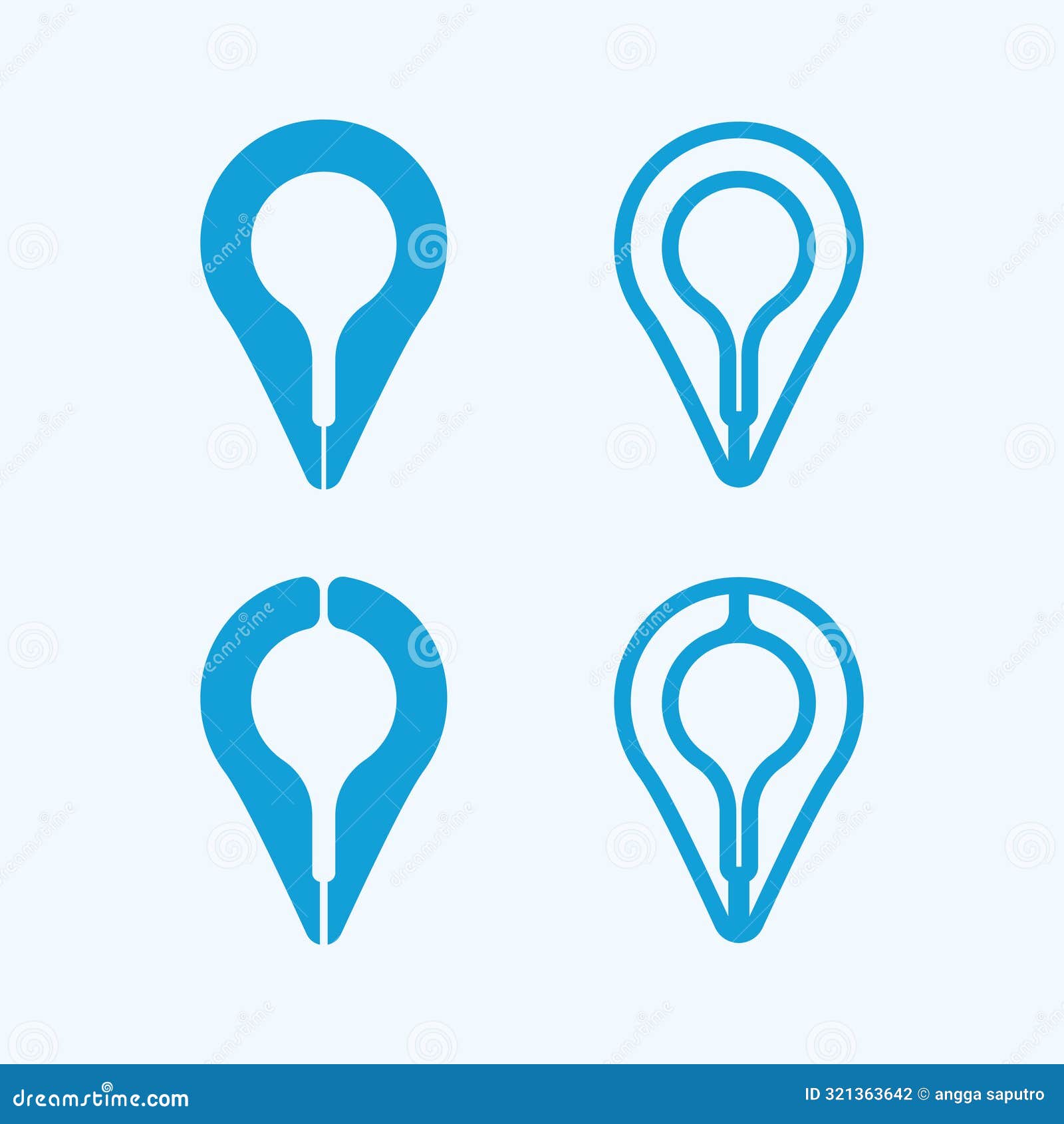 GPS and MAP Logo Navigator Sign Location Symbol Design Vector ...